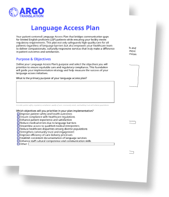 Healthcare Language Solutions | Argo Translation